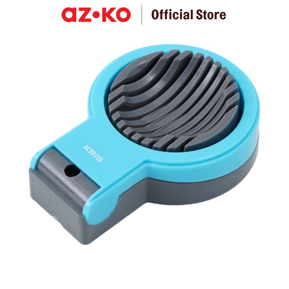 Jual AZKO Kris Alat Pengiris Telur - Biru Egg Slicer Pemotong Telur ...