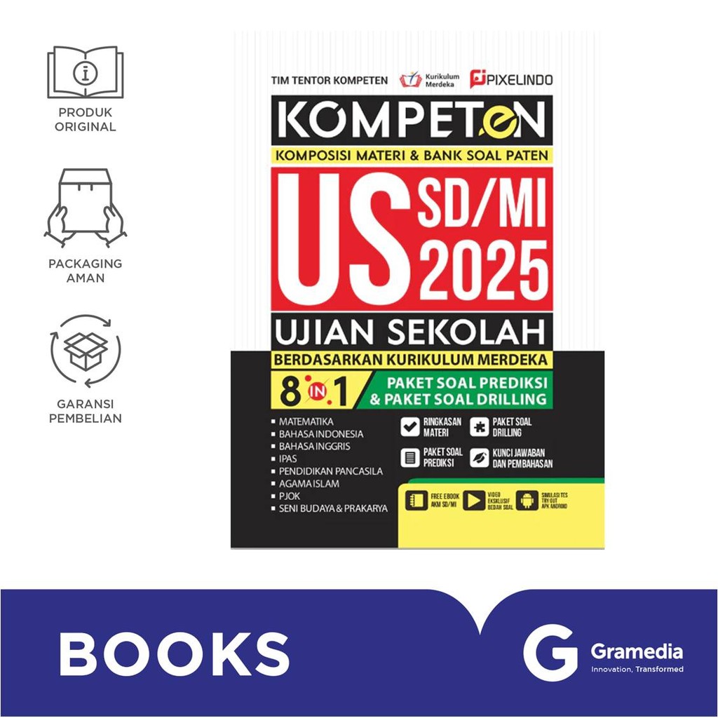 Jual Kompeten US SD/MI 2025 ( Tim Tentor Kompeten ) | Shopee Indonesia