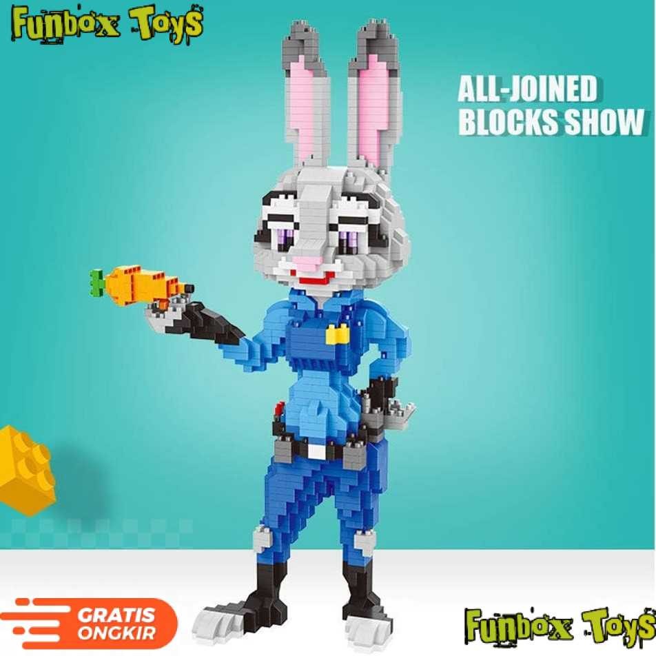 Jual Meng Dong Li Mainan Balok Susun Zootopia Judy LEGO Figure 588 ...
