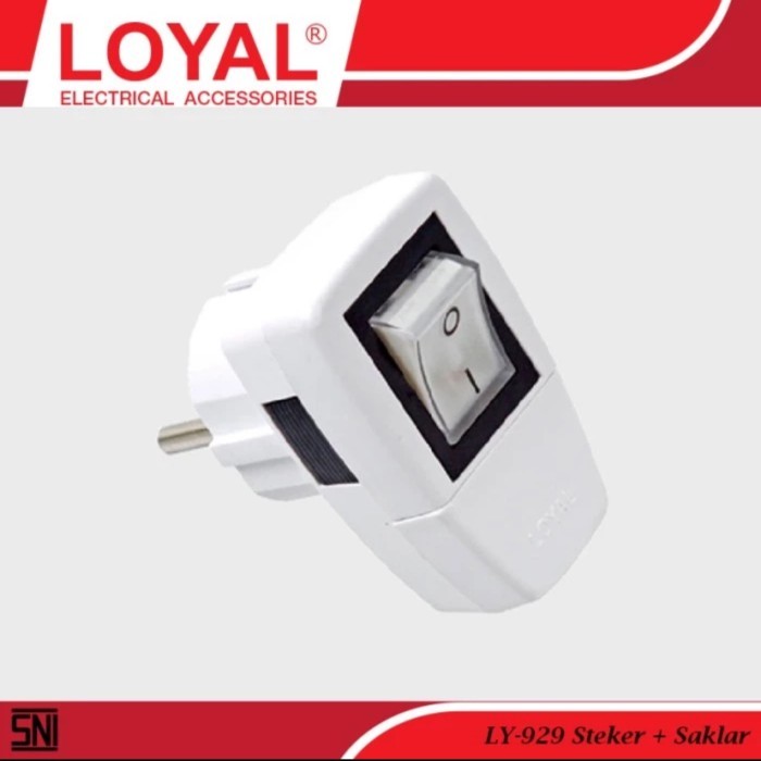 Jual Loyal Steker Saklar + Lampu LY929 / Colokan Tambah Switch | Shopee ...
