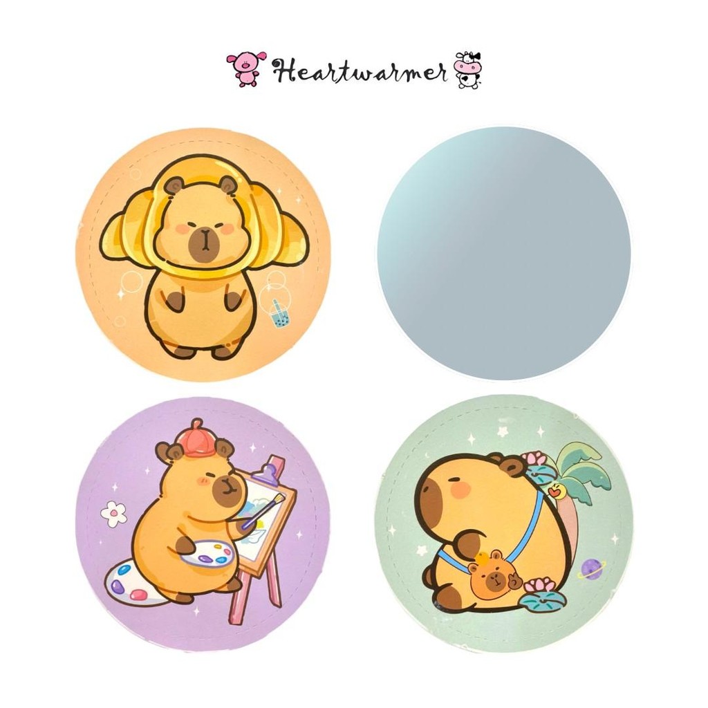 Jual Cermin Bulat List Karakter Capybara Besar | Shopee Indonesia