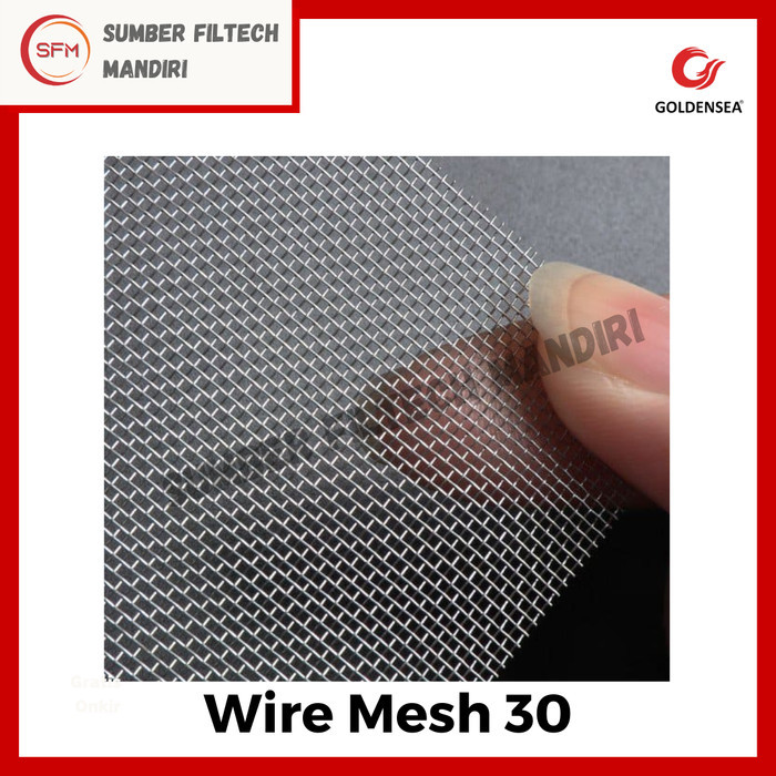 Jual WIREMESH SARINGAN 30 SS 304 1M /KAWAT NYAMUK / WIRE MESH STAINLESS ...