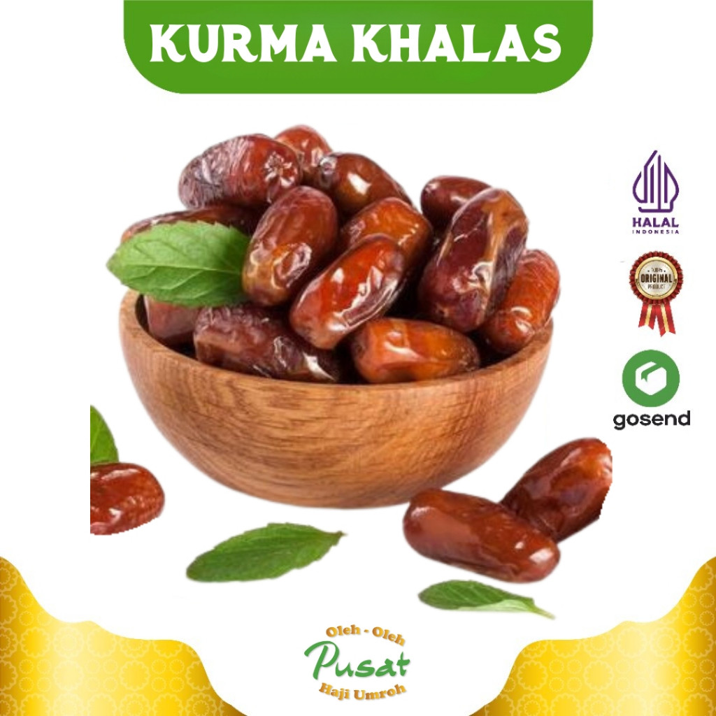 Jual Kurma Khalas 1 Kg | Oleh Oleh Haji dan Umroh Kurma Arab Original ...