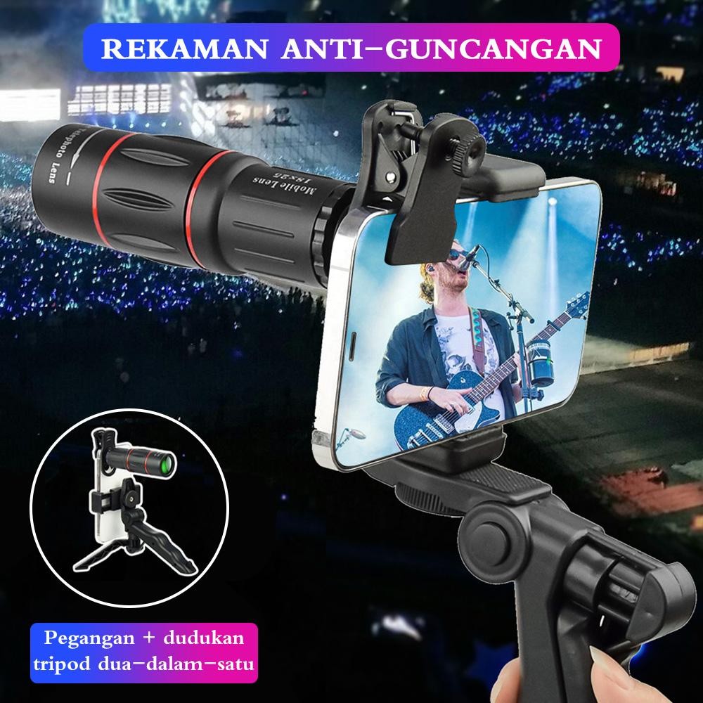 Jual 28X Lensa Tele Zoom HP Lens Teleskop Konser/Pemancingan dengan ...