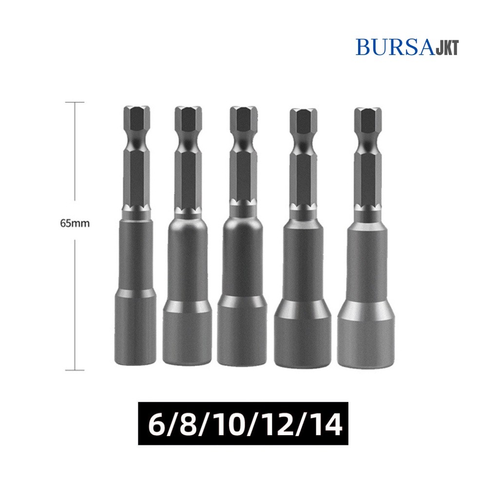 Jual FYP MATA OBENG ROOFING ADAPTER HEX SOCKET MAGNETIC SET 1/4 INCH 6. ...