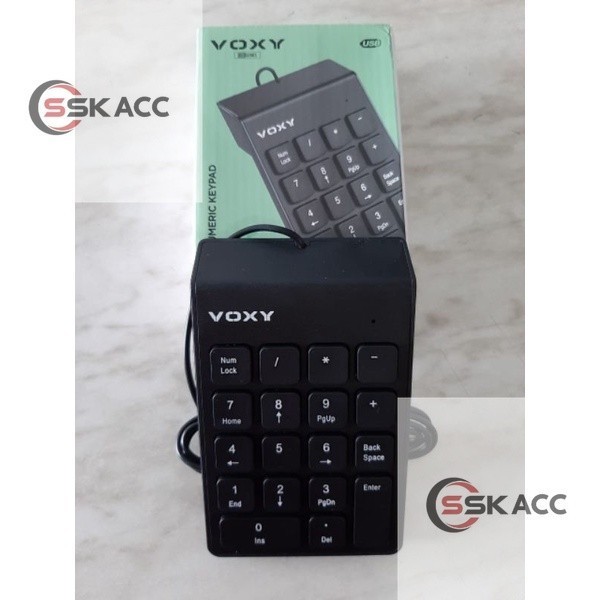 Jual Keyboard Numeric USB Slim Voxy - Keyboard Numerik Slim - Keyboard ...