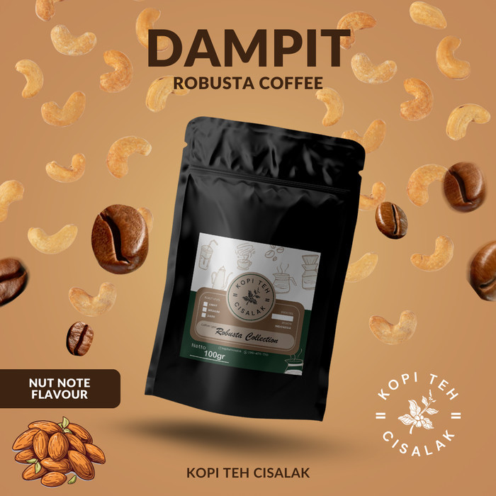 Jual Kopi Robusta Dampit 100 gram Biji dan Bubuk - Medium to Dark Roast ...
