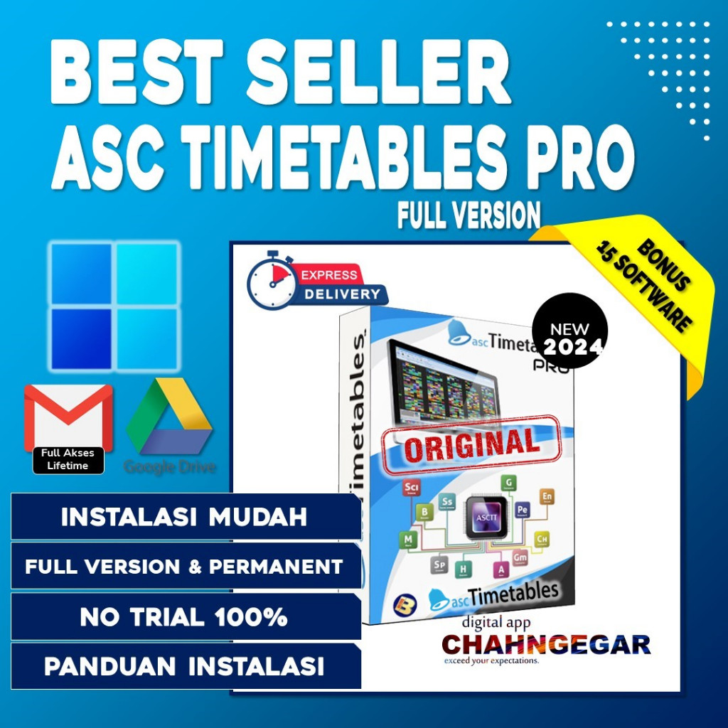 Jual aSc TimeTables 2024 Lisensi Original Lifetime Software Membuat ...