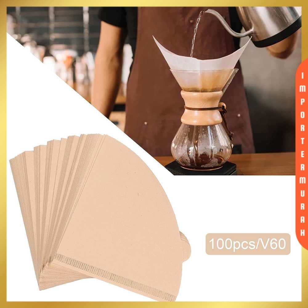Jual One Two Cups Kertas Saringan Kopi Filter Paper V60 2-4 Cups 100 ...