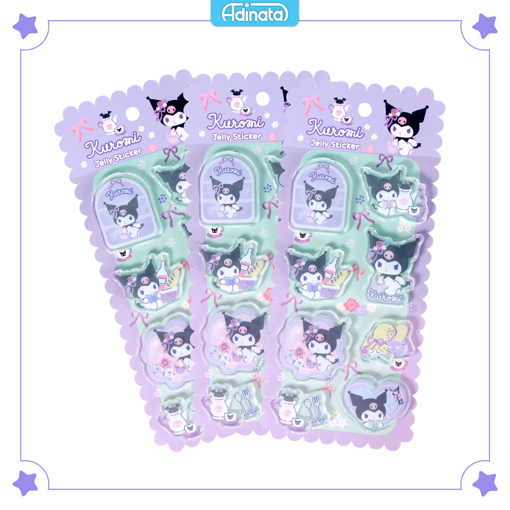 Jual Kuromi Jelly Stickers 2532-6105 - Adinata / Sticker | Shopee Indonesia