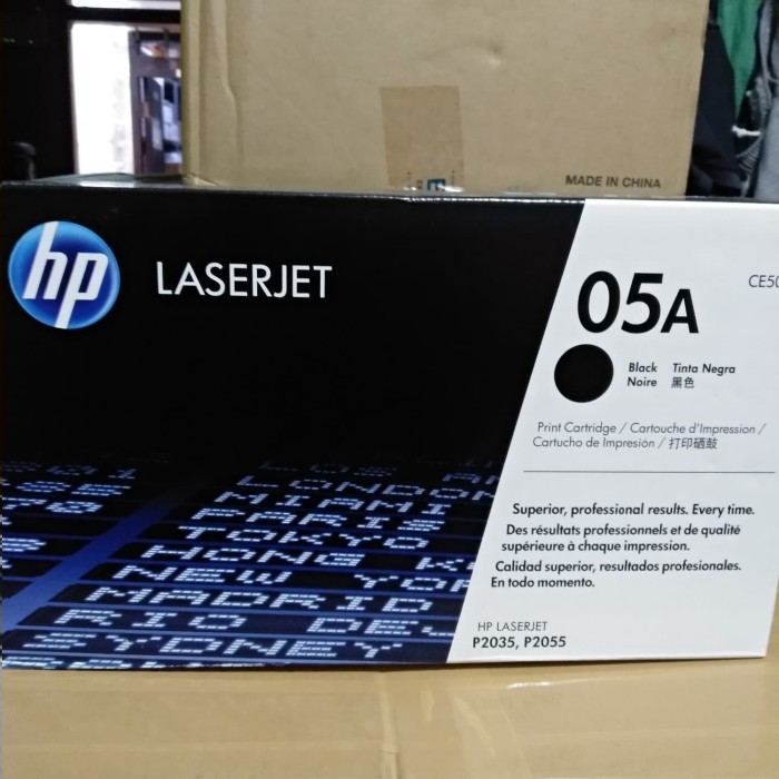 Jual Toner HP laserjet 05 A black ORIGINAL| catridge ( CE 505 A ...