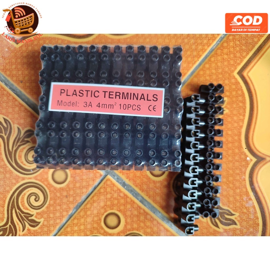 Jual LMP Terminal Krustin Block Blok 3A 4mm Hitam 12 PIN Terminal ...