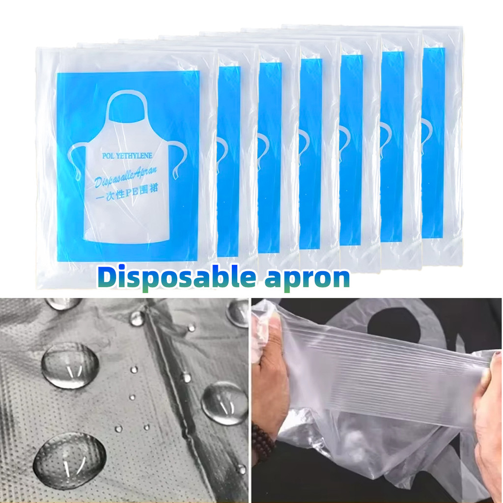 Jual 50/100 pcs Apron tahan air mata dan tahan lama apron anti air ...