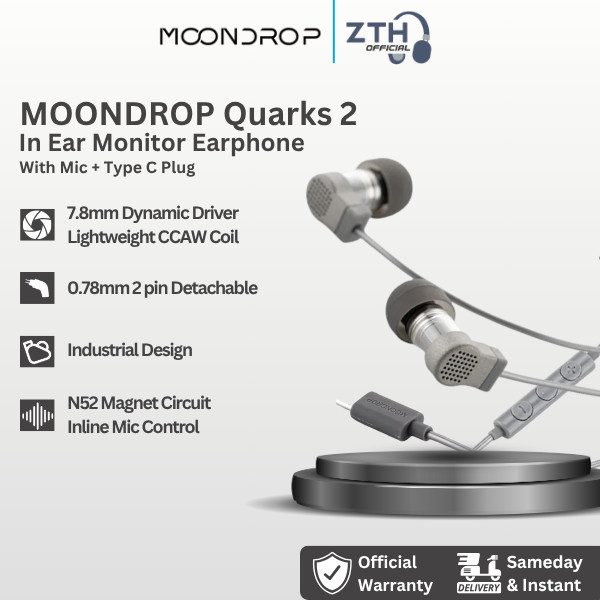 Jual Moondrop Quark2 / Quark 2 / Quarks 2 Dynamic Driver In Ear Monitor ...