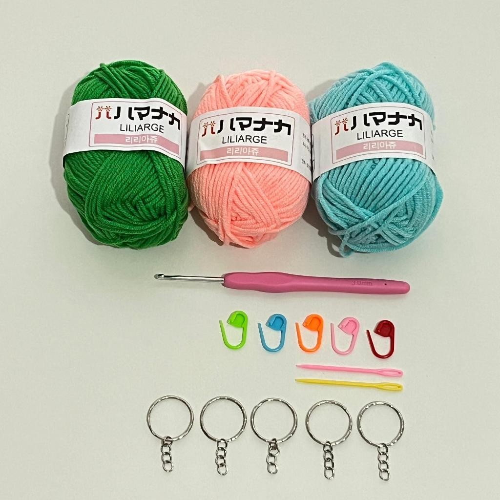 Jual STUDIO RAJUT - (PAKET E) RAJUT KIT UNTUK PEMULA ALAT RAJUT SET ...