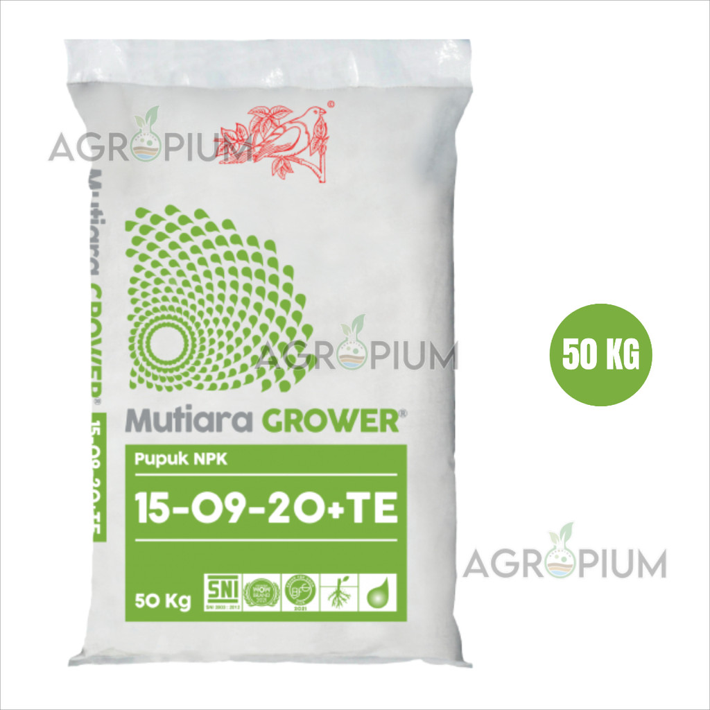 Jual Pupuk Meroke NPK GROWER 15-09-20+TE 50 Kg Kemasan Pabrik | Shopee Indonesia