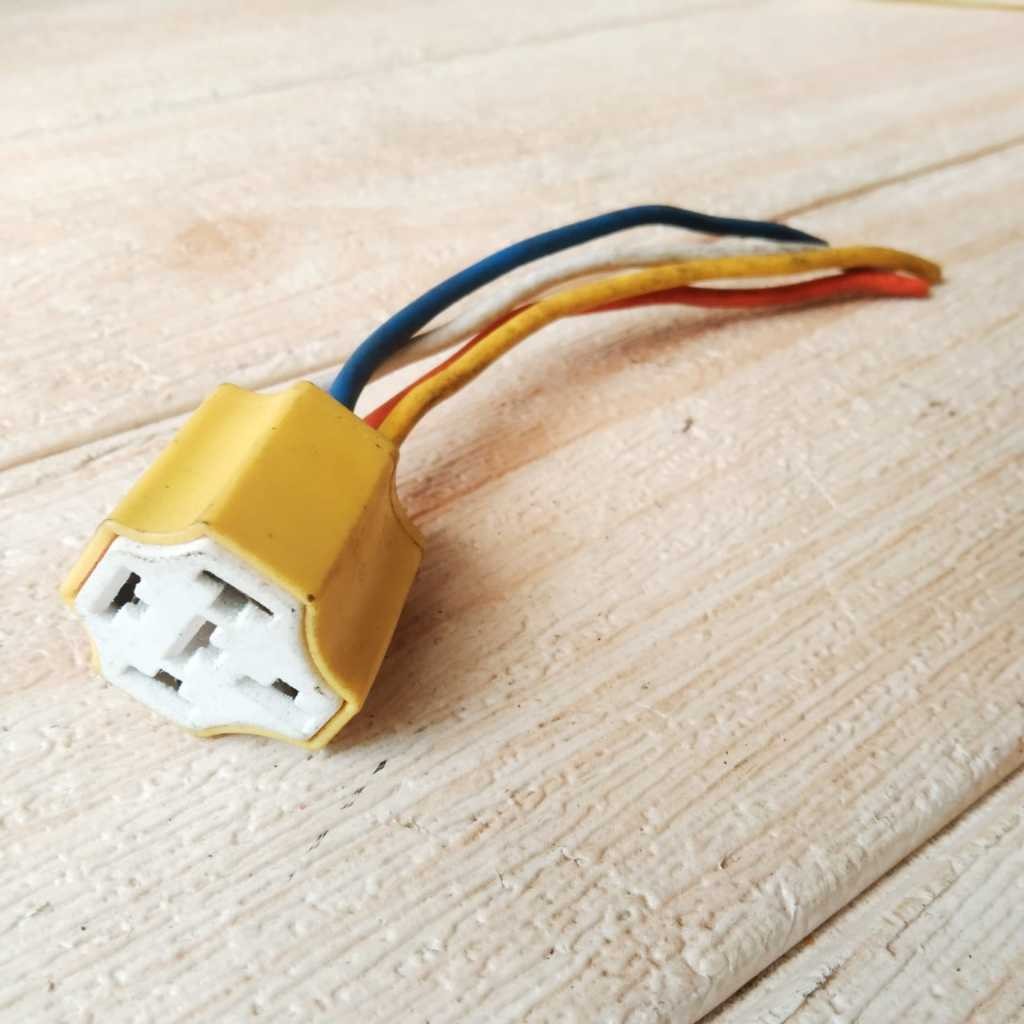 Jual NOS/SOCKET BOX RUMAH RELAY KLAKSON LAMPU 4 PIN 5 PIN KAKI BISA 4 ...
