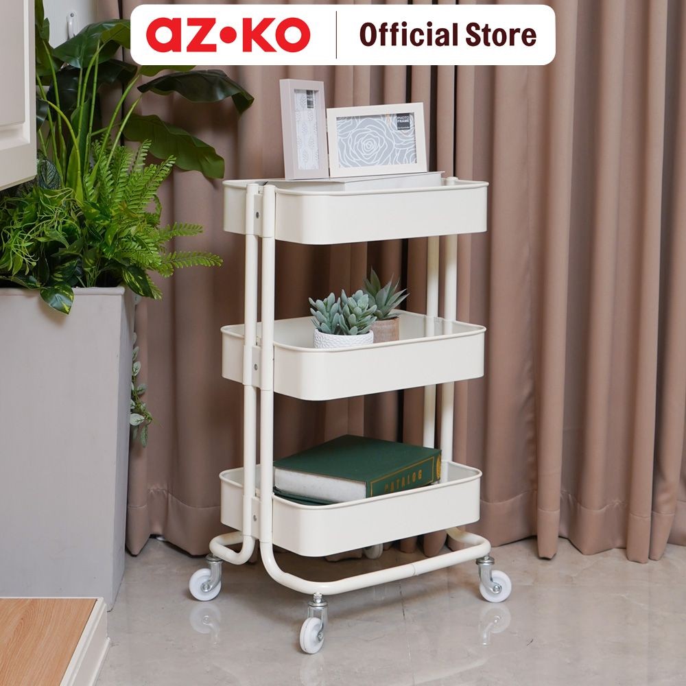 Jual AZKO Masterspace Rak Troli Serbaguna 3 Tingkat 70.5 cm - Putih ...