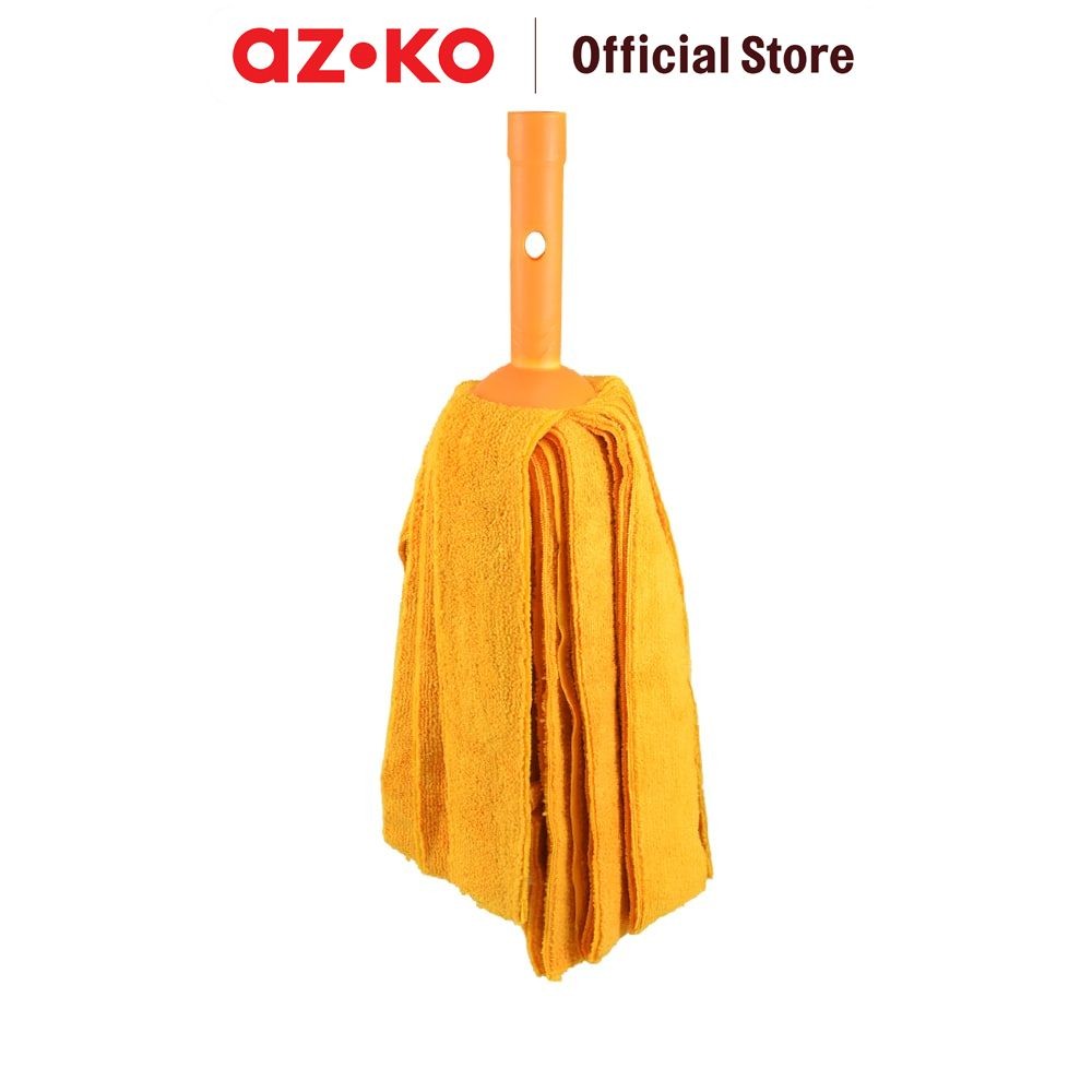 Jual AZKO Krisbow Refill Kain Pel Microfiber - Orange Refil Mop Isi ...