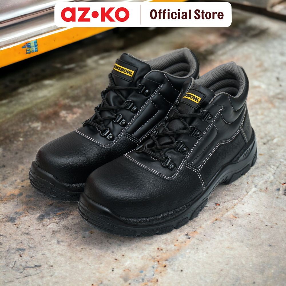 Jual AZKO Krisbow Ukuran 40 Hercules Sepatu Pengaman 6 inci Srss ...