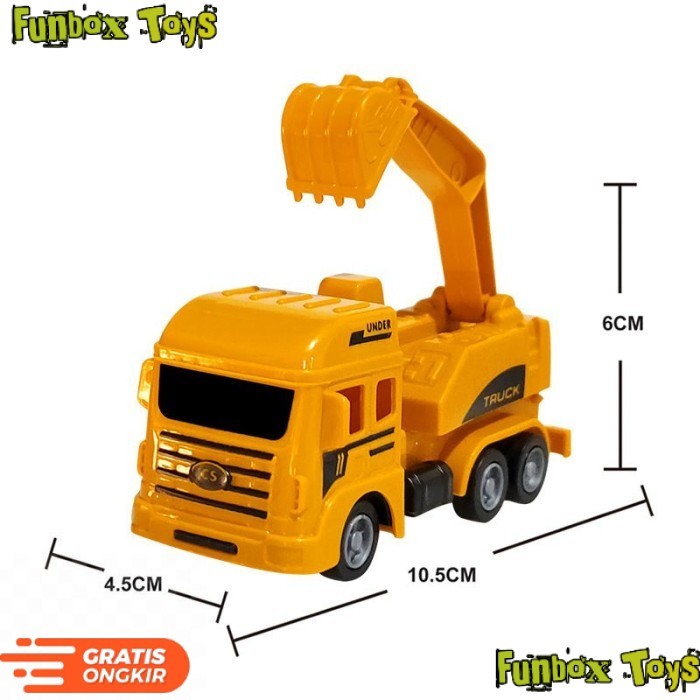Jual (PSD) Mainan Anak TRUCK SUPER SPEED Pull Back Diecast Truck ...