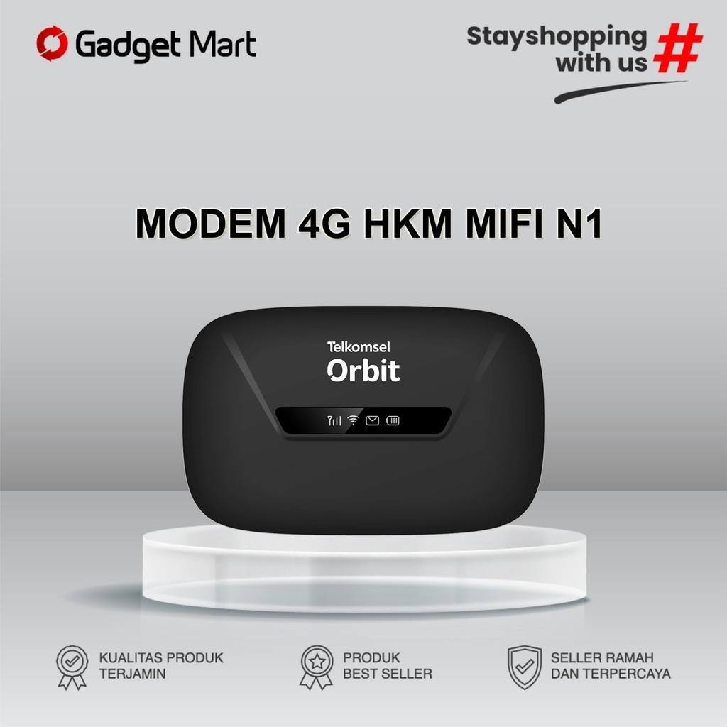 Jual MODEM 4G HKM MIFI N1 ORBIT | Shopee Indonesia