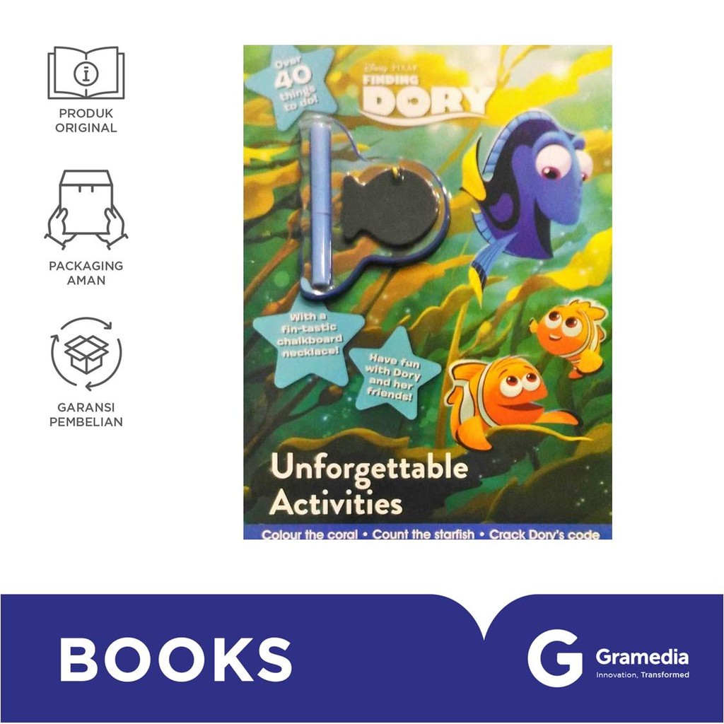 Jual Disney Finding Dory: Unforgettable Activities ( Disney ) | Shopee ...