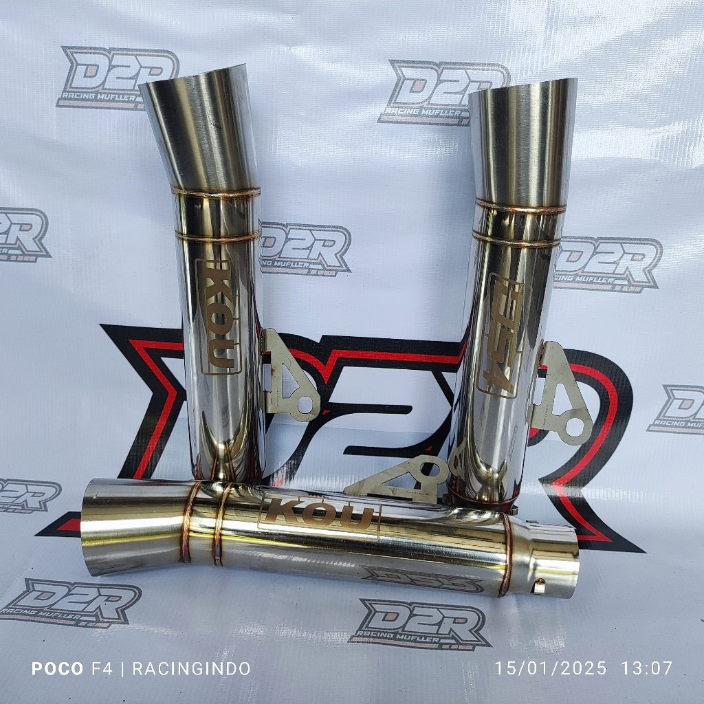 Jual new Kou MAHACHAI SUPER OPEN Exhaust pipe Muffler Only 51mm for tmx ...