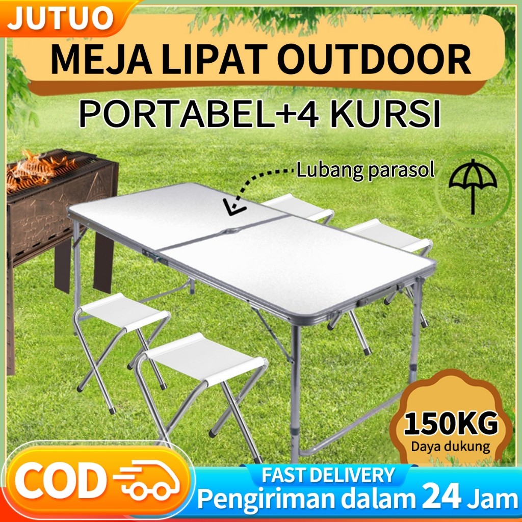 Jual WF45R JT Meja Lipat Portable Aluminium 120CM Meja Camping Outdoor ...