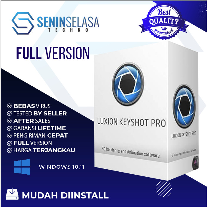 Jual Software Rendering 3D: Luxion KeyShot Pro 2024 [WIN] | Shopee Indonesia