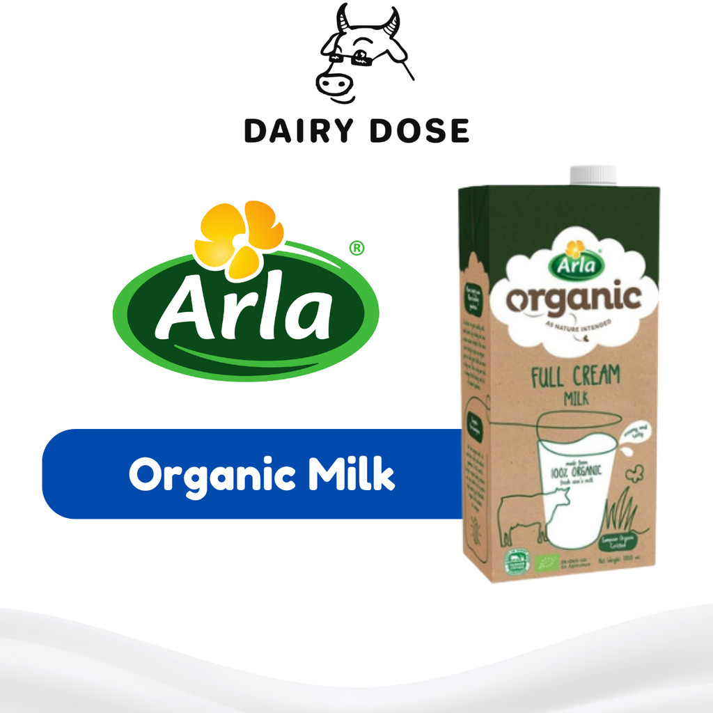 Jual Arla Full Cream UHT Organic Milk -1L Susu UHT Organik | Shopee ...