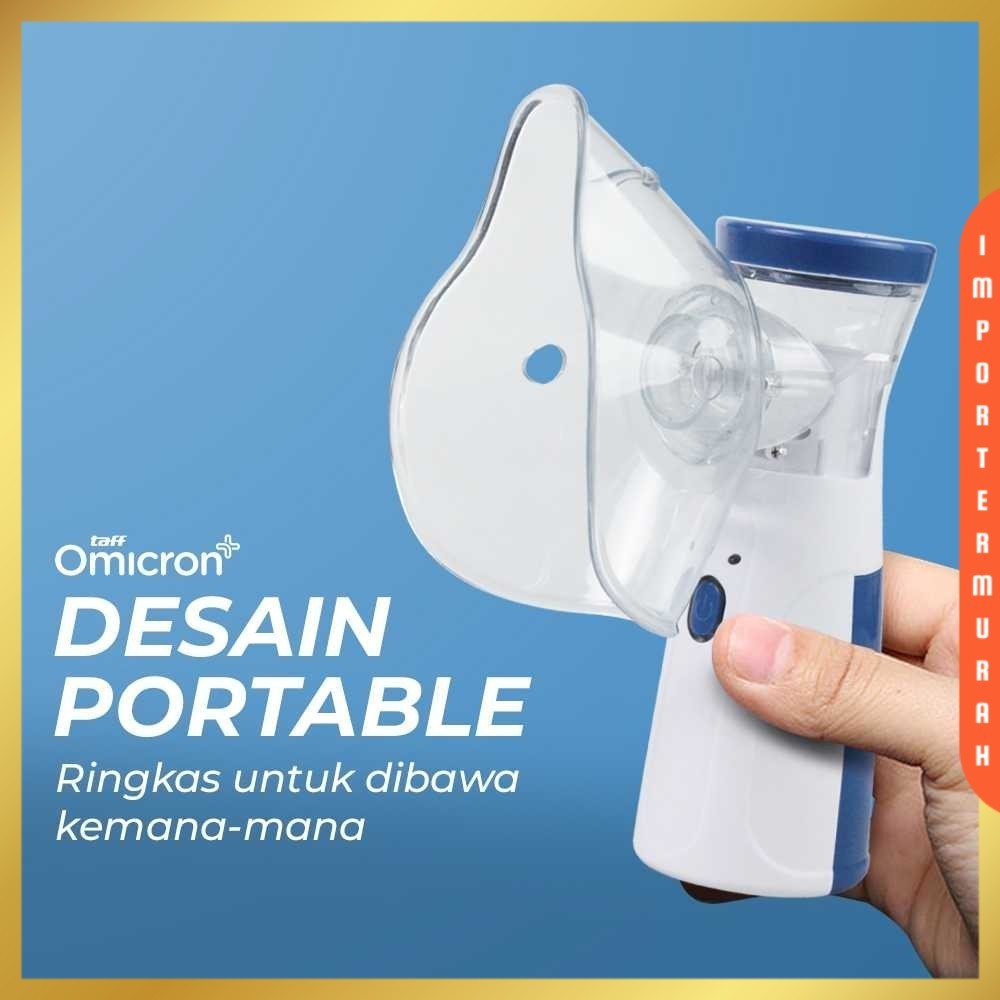 Jual TaffOmicron Alat Terapi Pernapasan Inhaler Nebulizer 2 Power Supply - JSL-W302 | Shopee ...