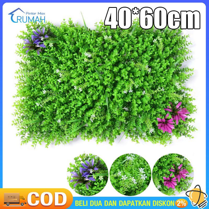 Jual Rumput Dolar Sintetis 60cmx40cm Rumput Buatan Plastik Rumput ...