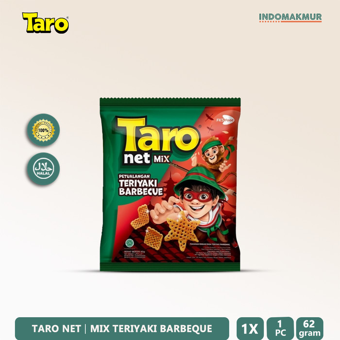 Jual Taro Net Mix Teriyaki Bbq - Snack Taro | Shopee Indonesia