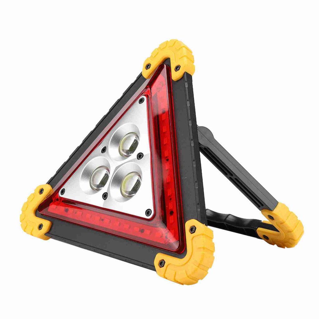 Jual 30W Multifunction Car Breakdown Emergency Safety Triangle Stop Sign with Red LED Warning ...