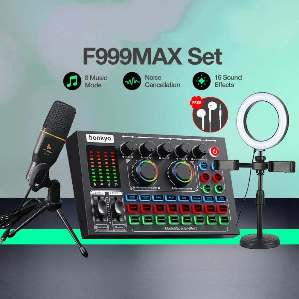 Jual Bonkyo 【Set Streaming Lengkap】（Headphone gratis） sound card ...