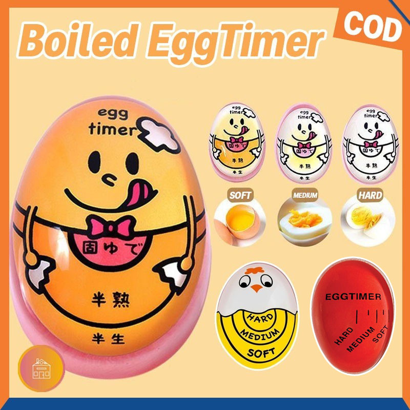 Jual Boiled EggTimer Pengukur Suhu Telur Alat Pengukur Kematangan Telur Rebus Egg Timer Berubah ...