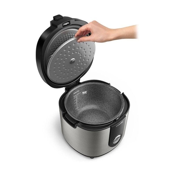 Jual BEST -PHILIPS STAINLESS RICE COOKER PRO CERAMIC 2 Liter - HD3128 ...