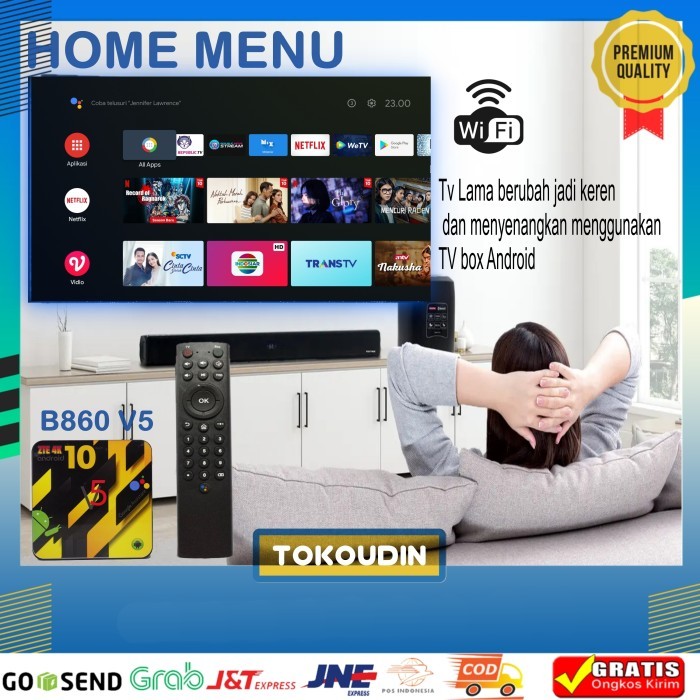Jual BEST -STB Android BOX ZTE 4K B860H V5 Full Aplikasi - RMOTE NON VOICE, REMOTE+MOUSE ...