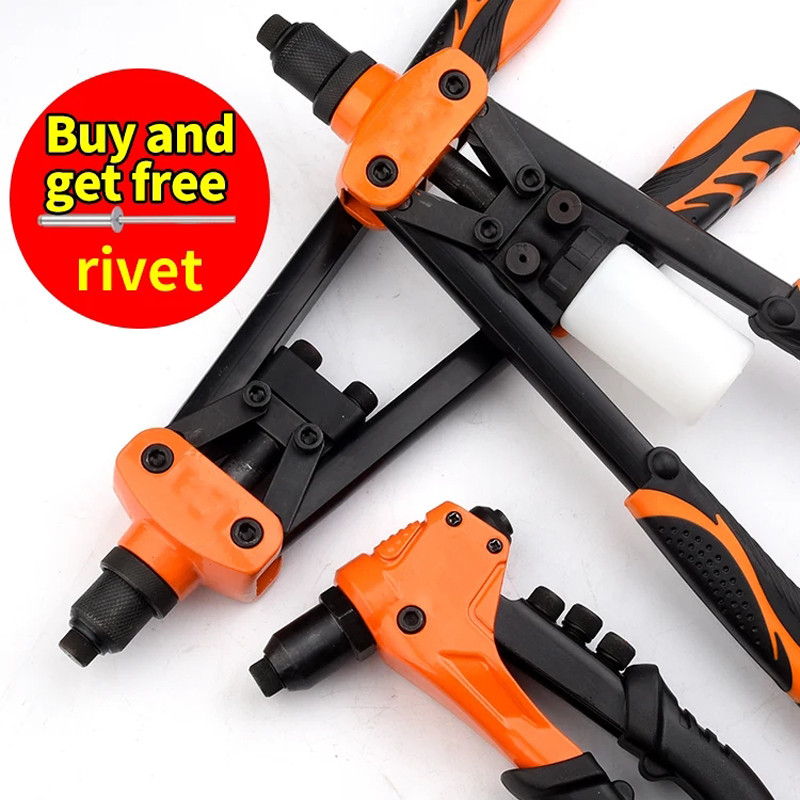 Jual Hand Rivet Gun Set Professional Rivet Nut Riveter Construction ...