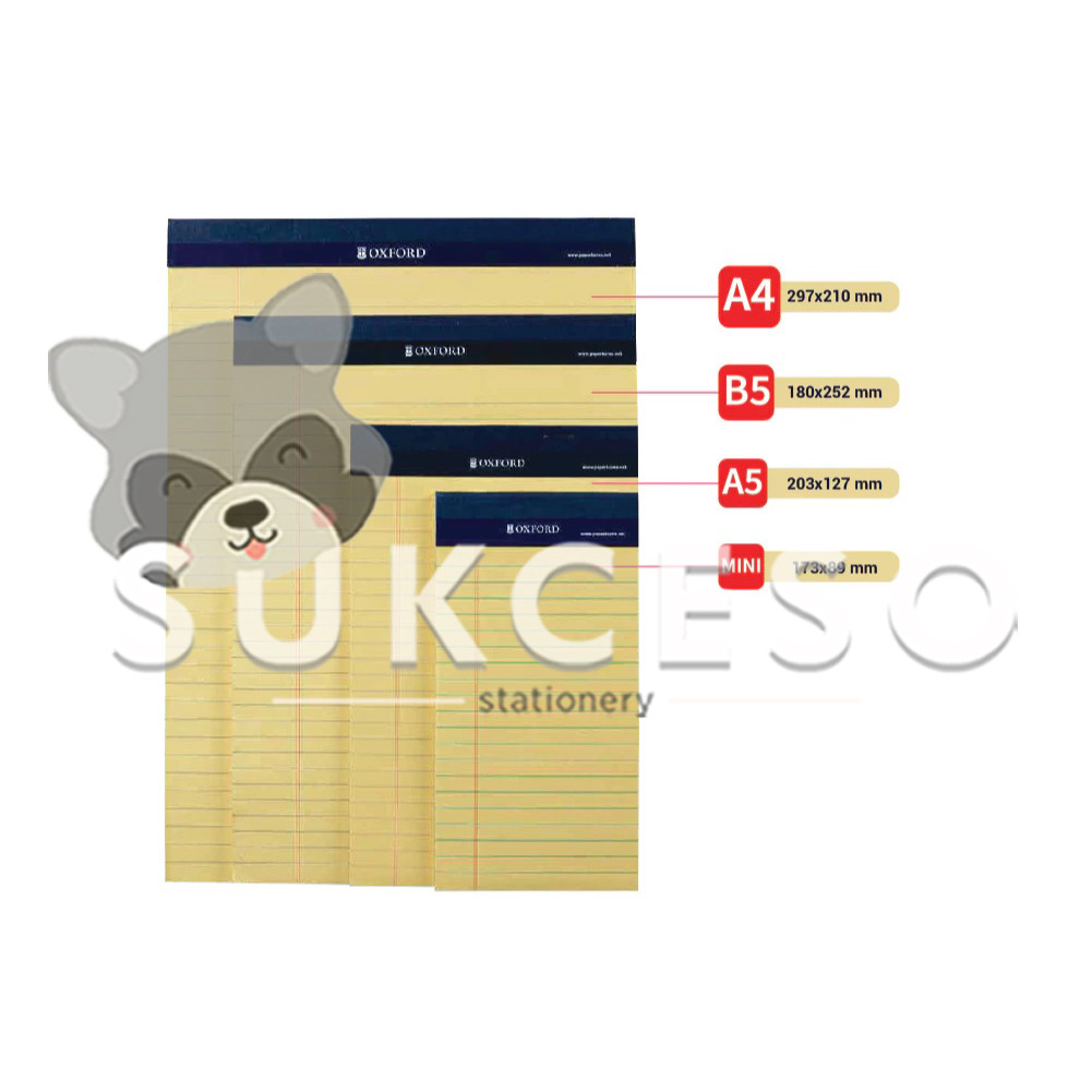 Jual OXFORD Pro-Pad Plus Legal Pad - Notepad 50 Lembar Mudah Disobek ...