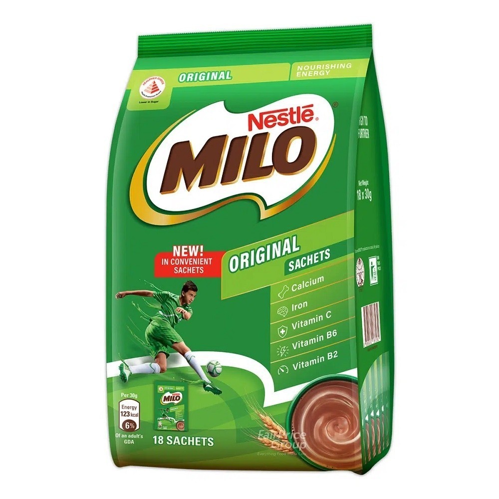 Jual Milo Singapore Chocolate Malt Drink Powder with Milk Original isi ...