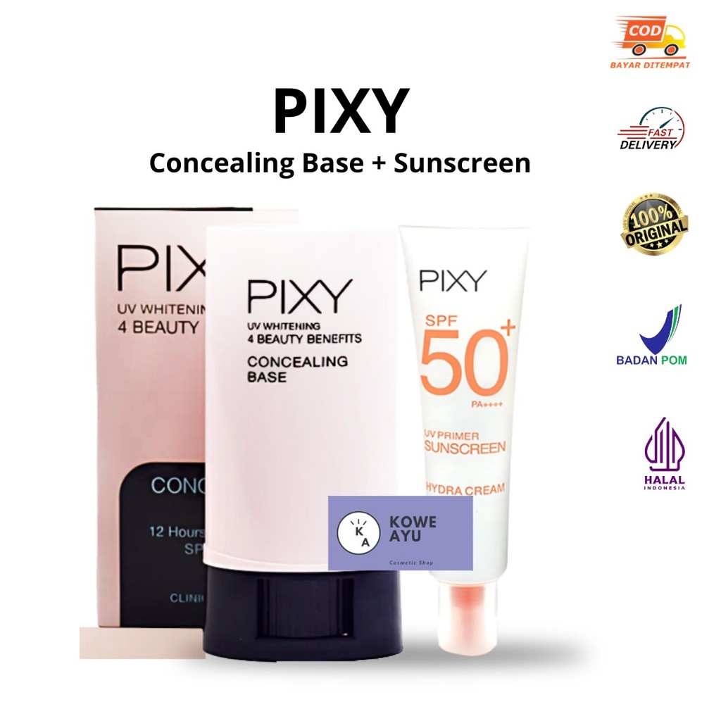 Jual Pixy Concealing Base + Sunscreen | Shopee Indonesia