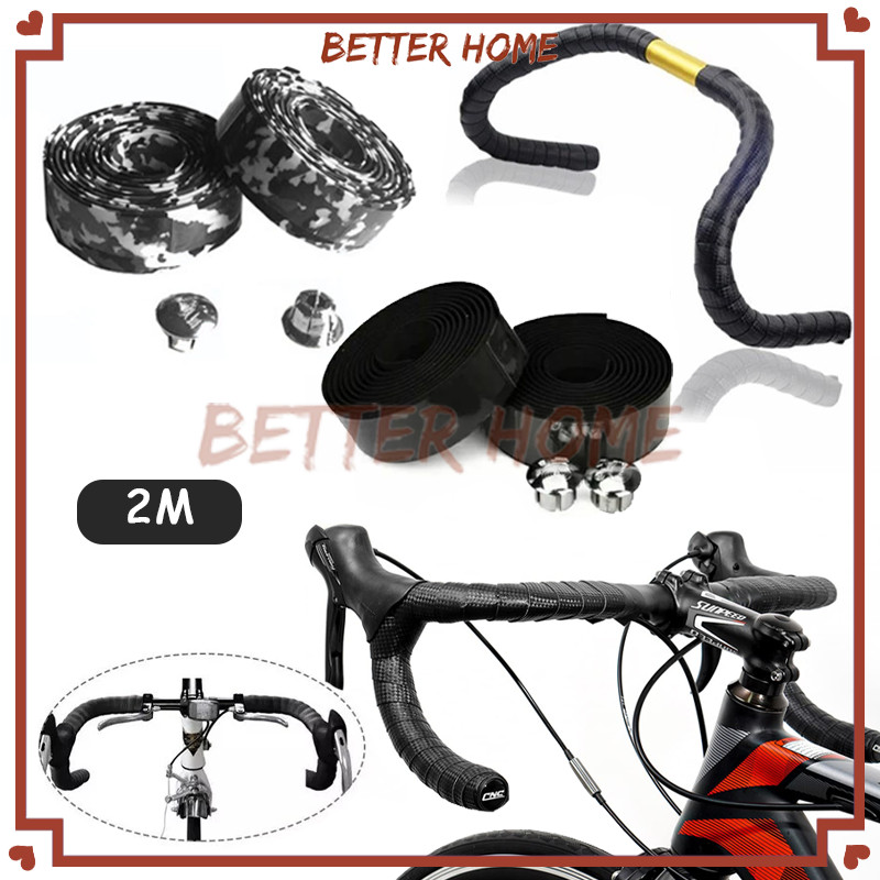 Jual Handlebar Tape Sepeda Roadbike Fixie Gravel 2M Handle Bar Tape ...