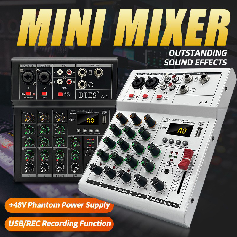 Jual MIXER ASHLEY KPOP 4 K POP 4 KPOP4 K POP4 4CH ORIGINAL Bluetooth-USB-Soundcard 12v mixer ...