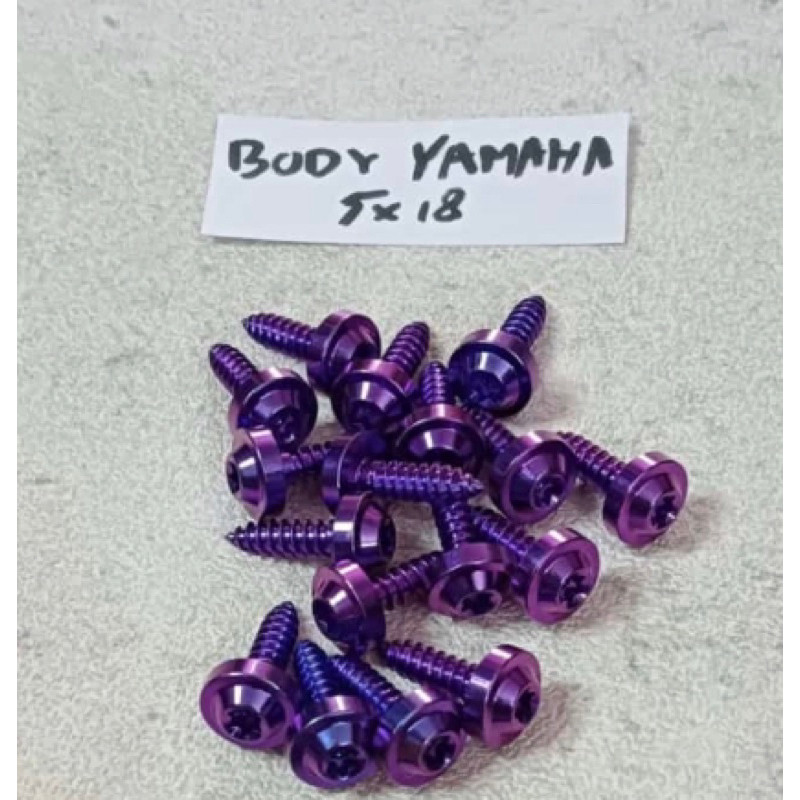 Jual Baut Body Titanium Baut Yamaha Honda Original Vietnam,harga untuk ...