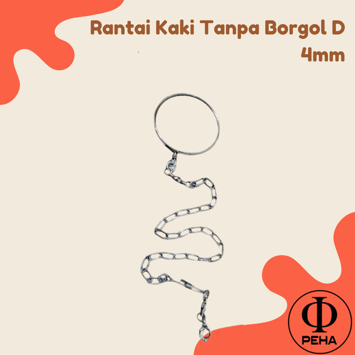 Jual Rantai Kaki Burung Dengan Borgol D dan Tanpa Borgol Kakaktua Nuri ...