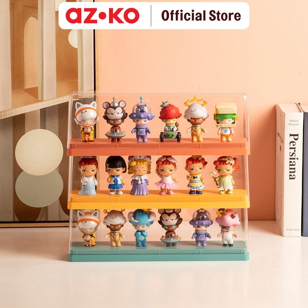 Jual AZKO Stora 36x12.5x8 Cm Kotak Pajang Action Figure Double Box ...