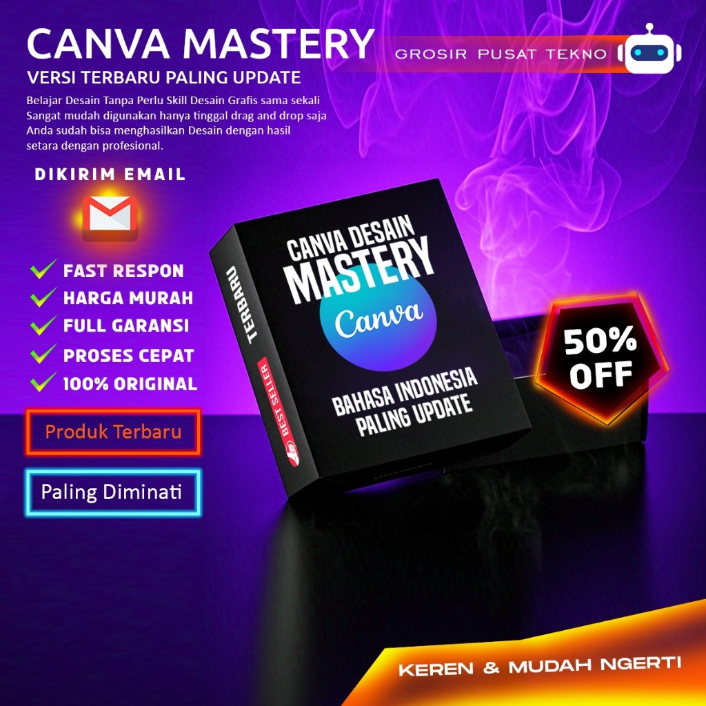 Jual Canva Desain Mastery Versi Terbaru Paling Update : Panduan Lengkap ...
