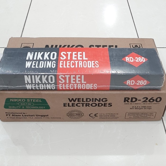 Jual Kawat Las Nikko RD260 3.2mm (5kg) | Shopee Indonesia